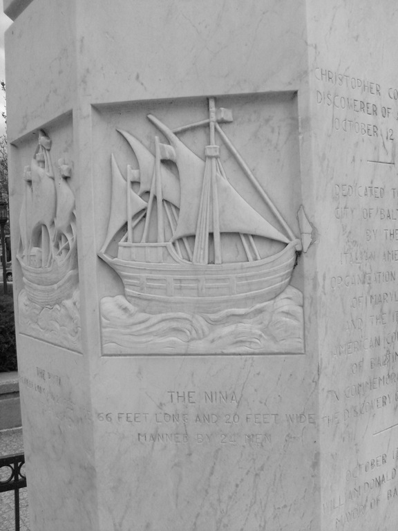 Engineer's Guide to Baltimore: Monument: Christopher Columbus