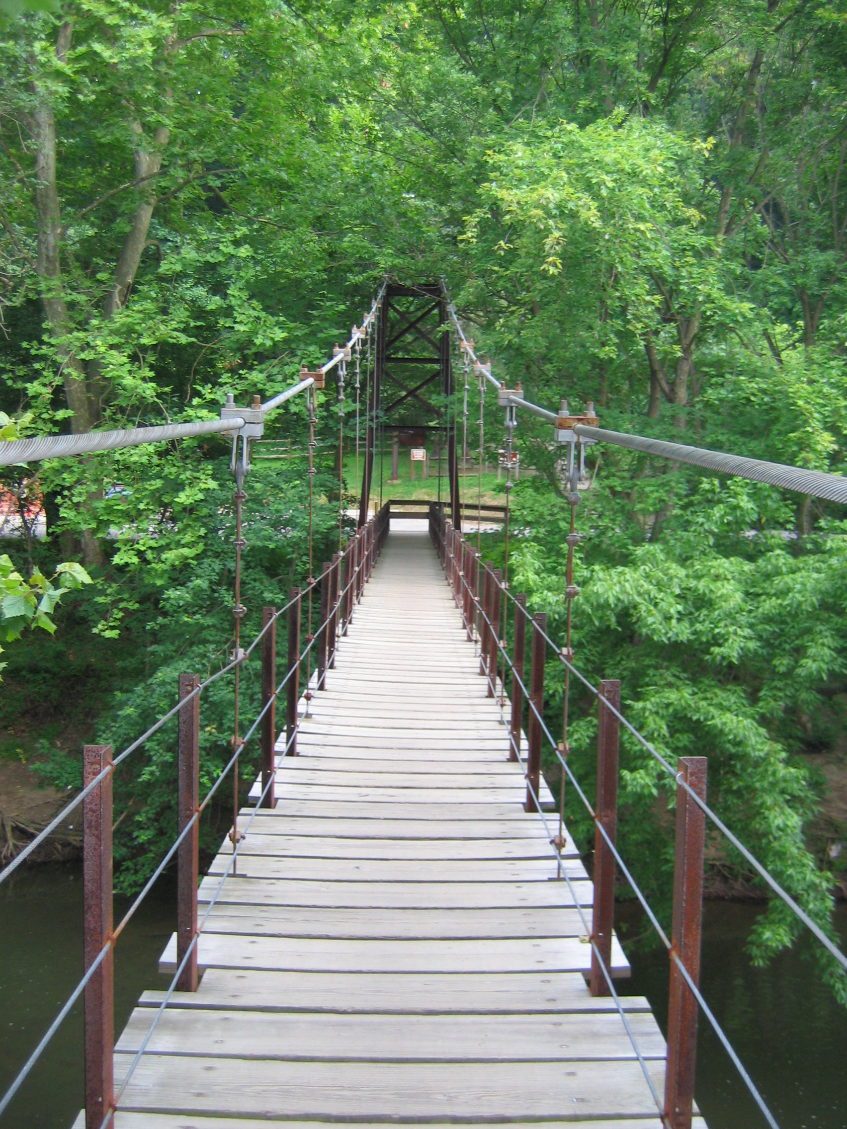 Engineer's Guide to Baltimore: Suspension Bridge in Patapsco State Park