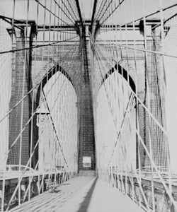 Perspectives on the Evolution of Structures: Brooklyn Bridge
